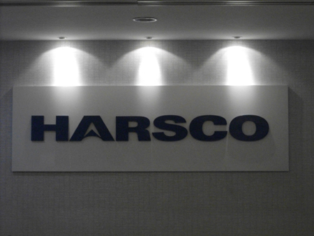 Harsco Reception Logo | AAA Business Solutions